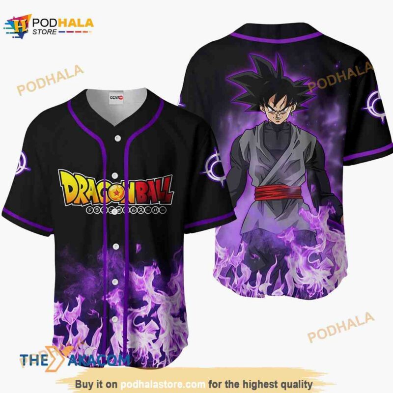 Goku Black Dragon Ball Anime Gift 3D Baseball Jersey Shirt - Hot Sale 2026