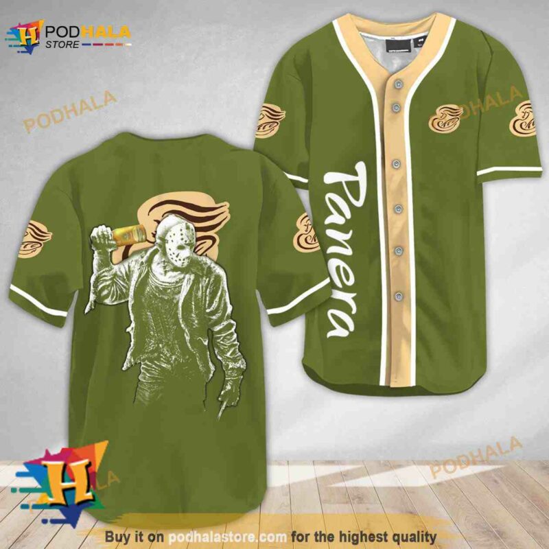 Horror Jason Voorhees Panera Bread 3D Baseball Jersey - Hot Sale 2025