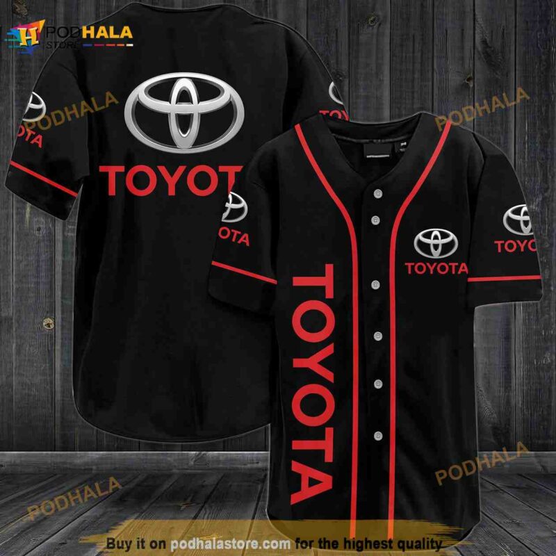 Toyota Logo 3D Baseball Jersey - Hot Sale 2025